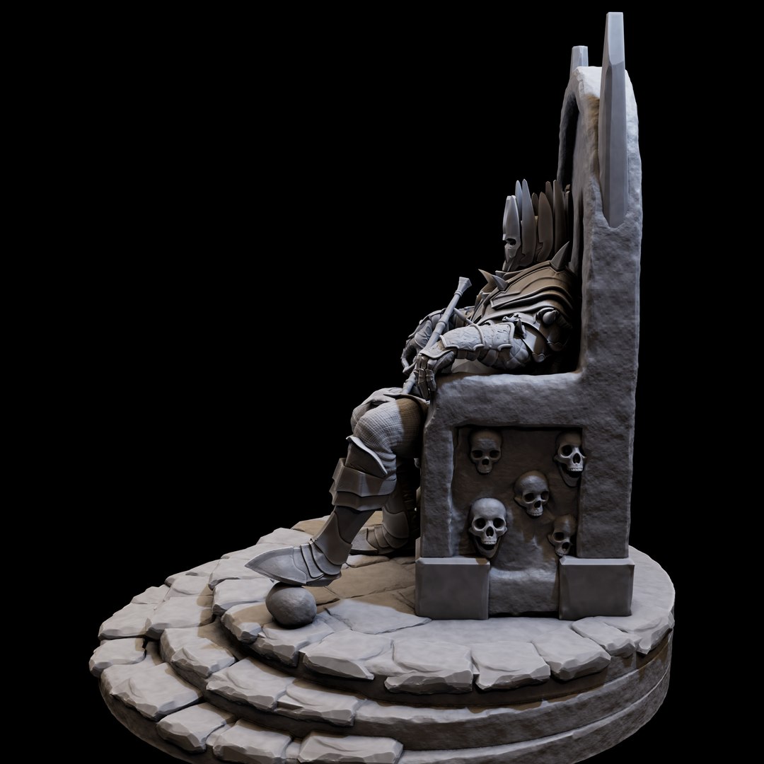 3D Death Knight 3d Print Ready Model - TurboSquid 2243311