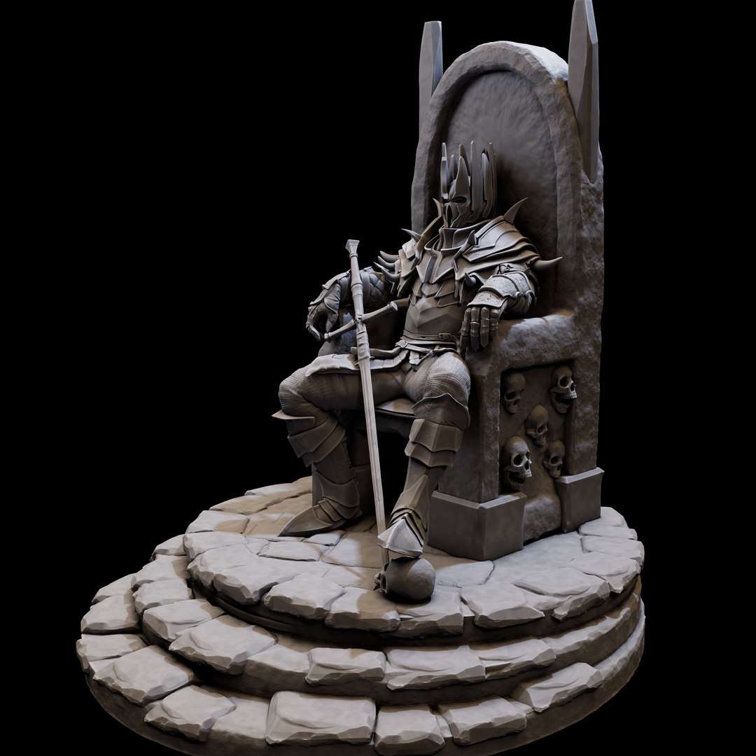 3D Death Knight 3d Print Ready Model - TurboSquid 2243311
