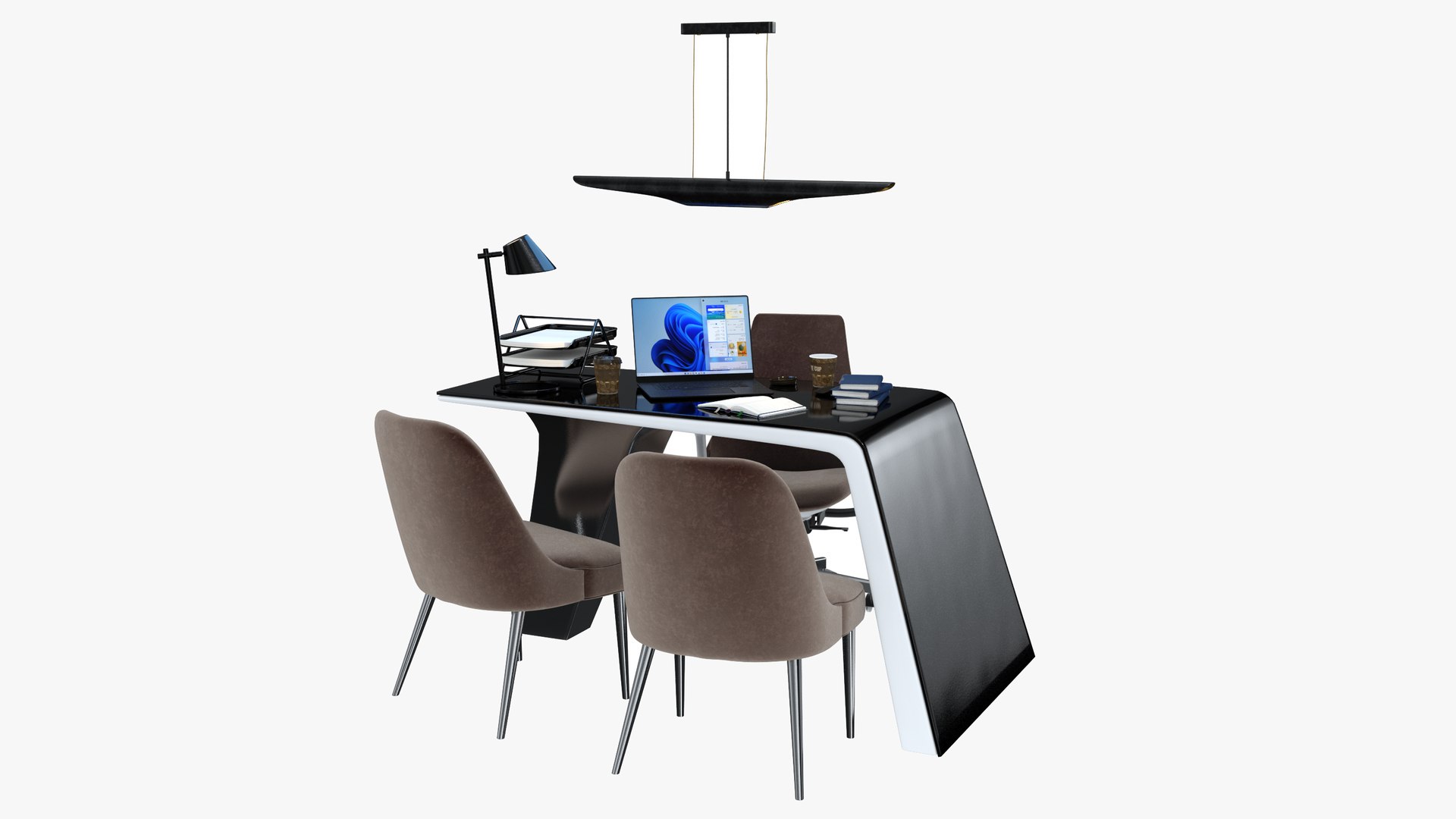 Desk Restoration Hardware Model - TurboSquid 2116599