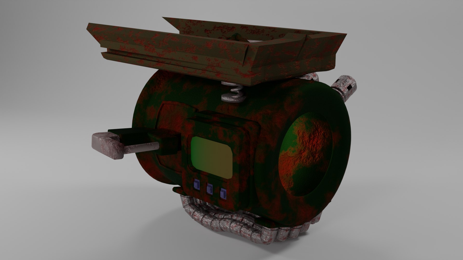 Post-apocalyptic Hand Saw Cannon 3D Model - TurboSquid 1930059