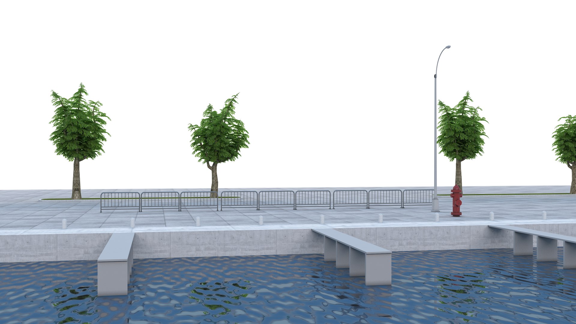 Marina 3D Model - TurboSquid 1821690