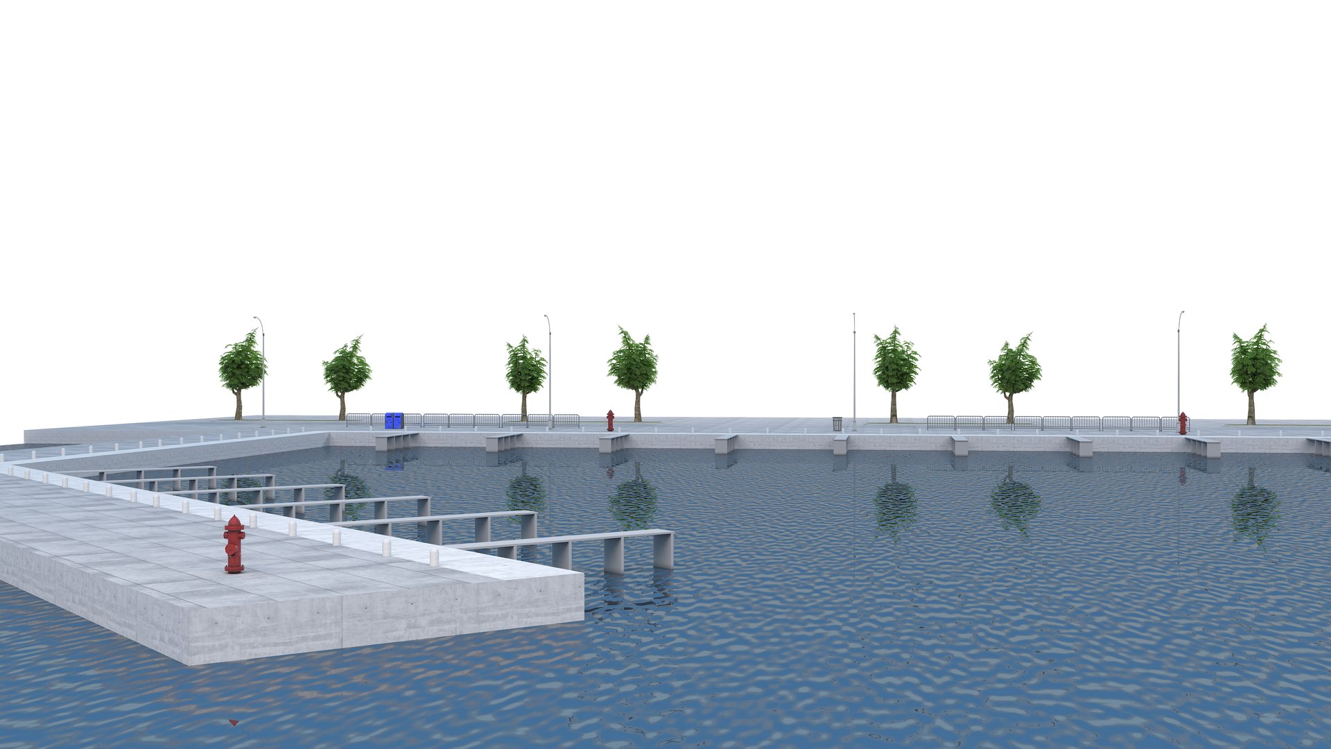 Marina 3D Model - TurboSquid 1821690