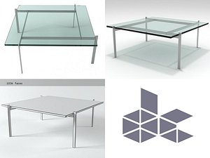 Glass Table SketchUp Models for Download | TurboSquid