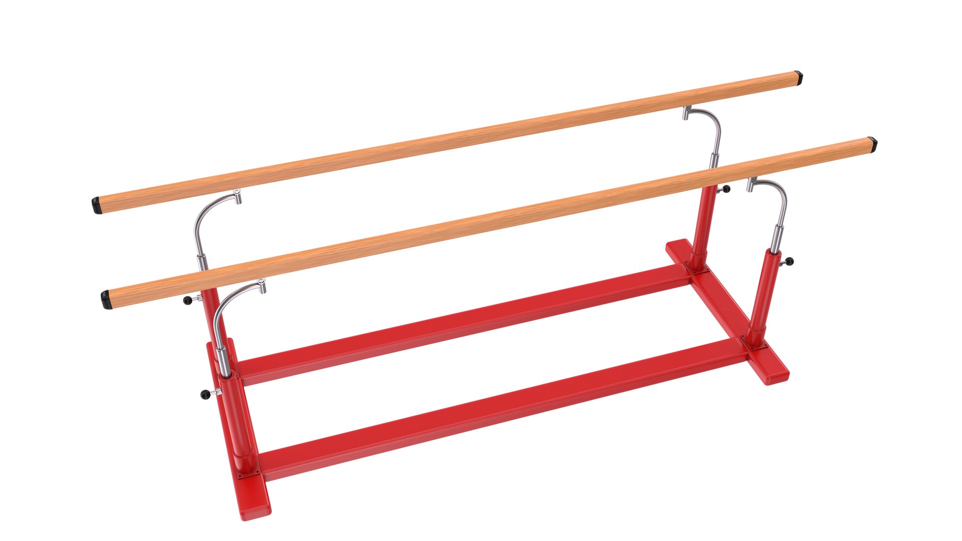 3D Parallel Bars - Red - TurboSquid 1920868