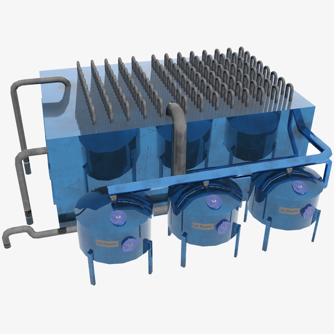 3D Coagulation and Flocculation Machine model - TurboSquid 2082723