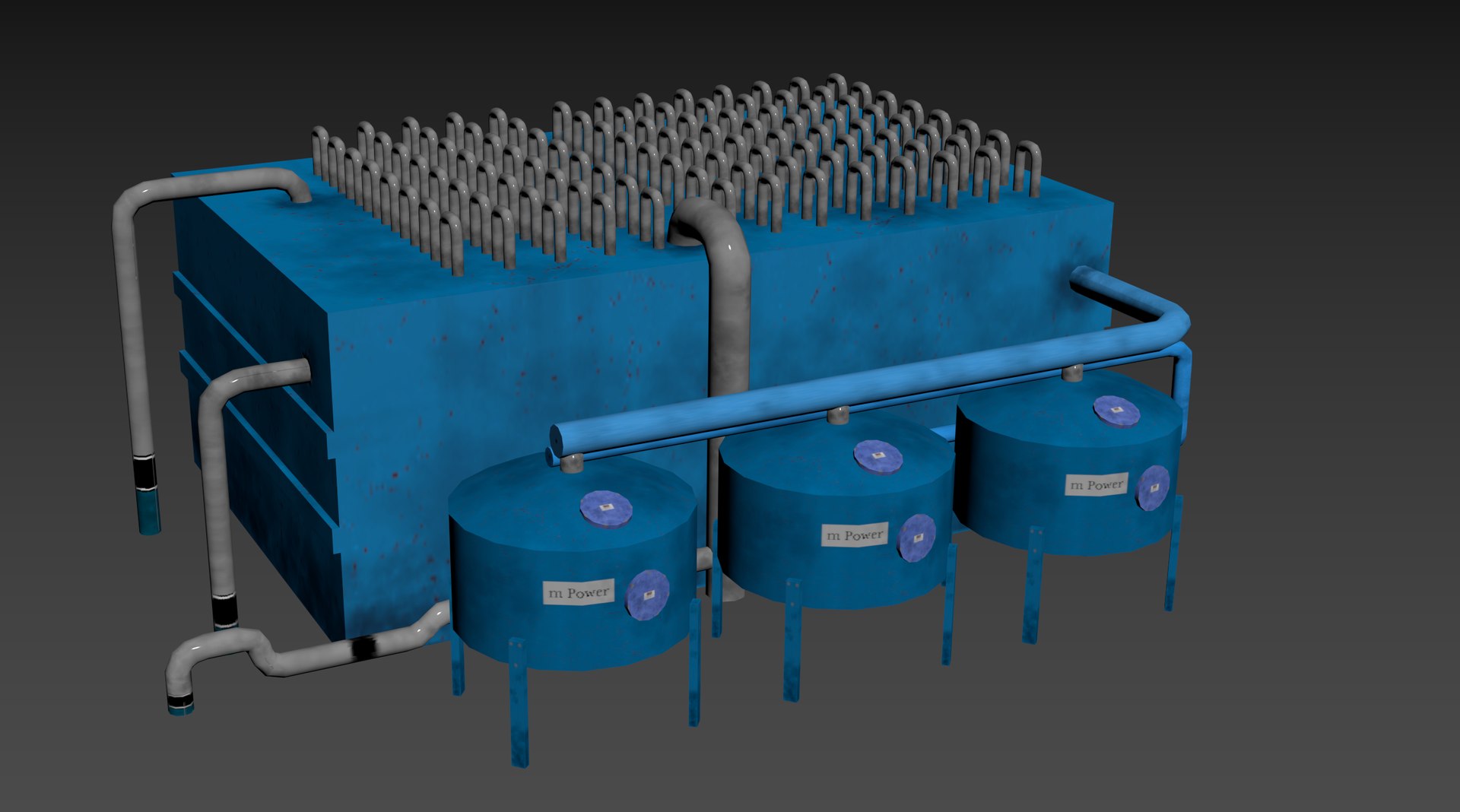 3D Coagulation And Flocculation Machine Model - TurboSquid 2082723