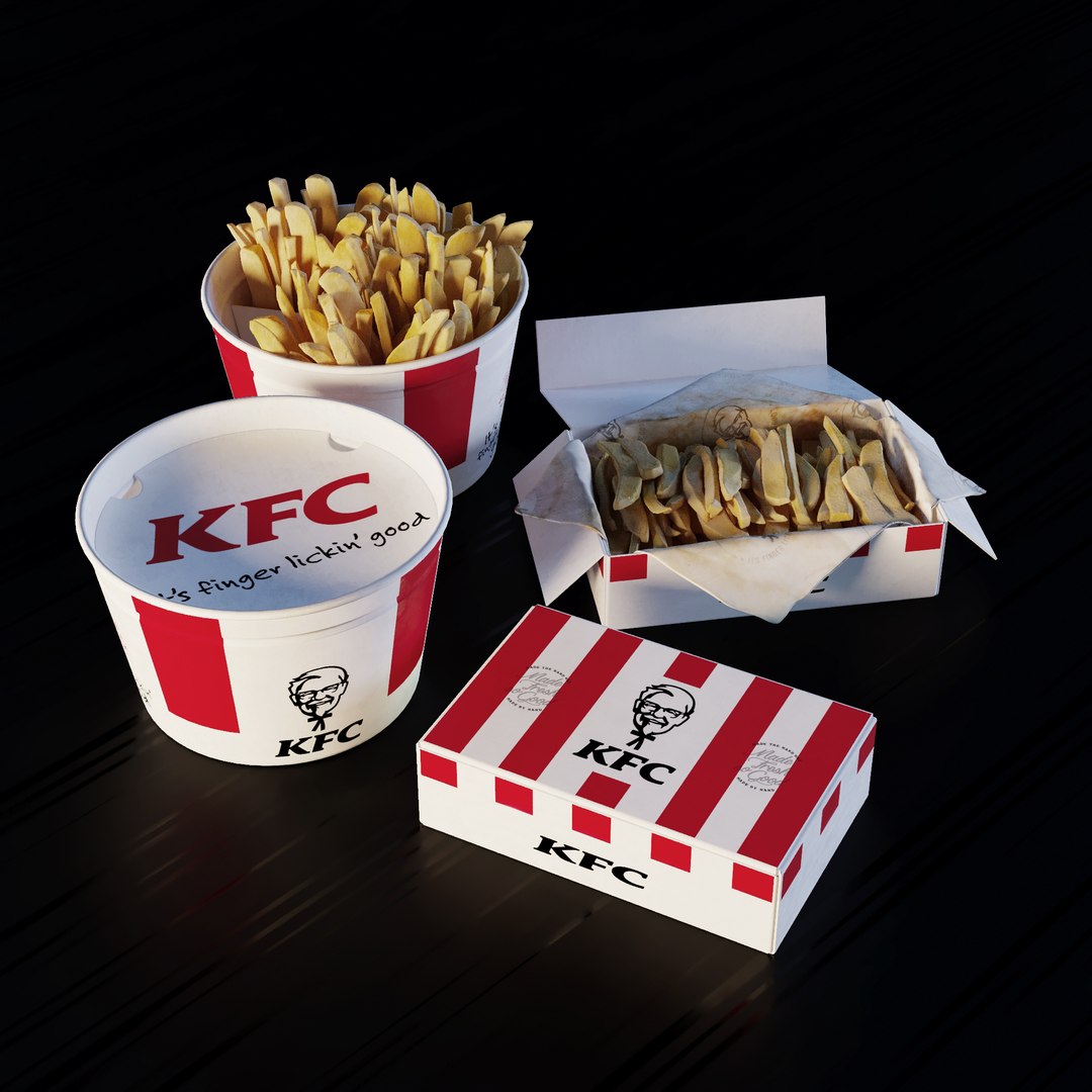 3D Kfc - TurboSquid 1600952