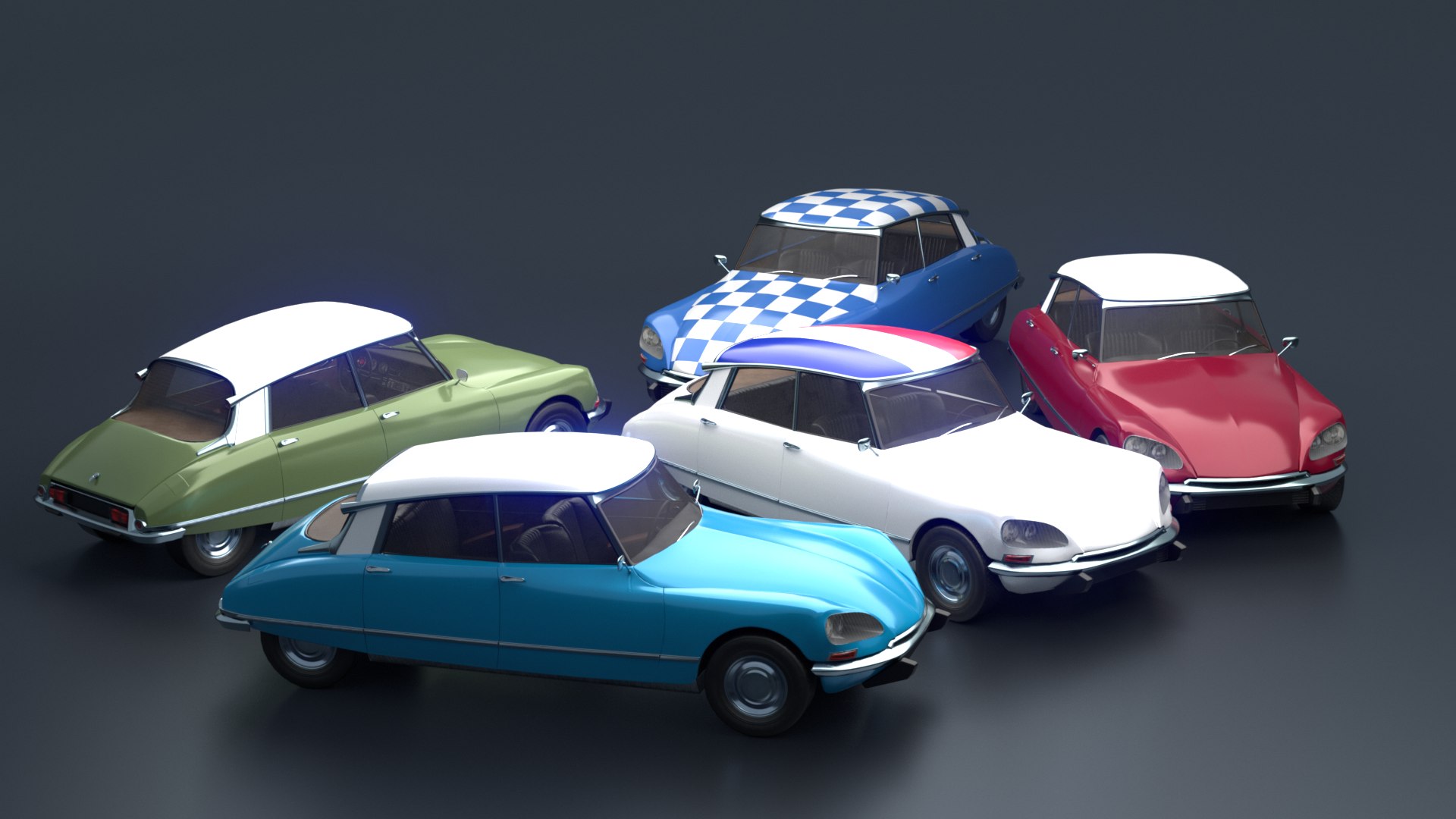 Realistic Retro Car 3D - TurboSquid 1460249