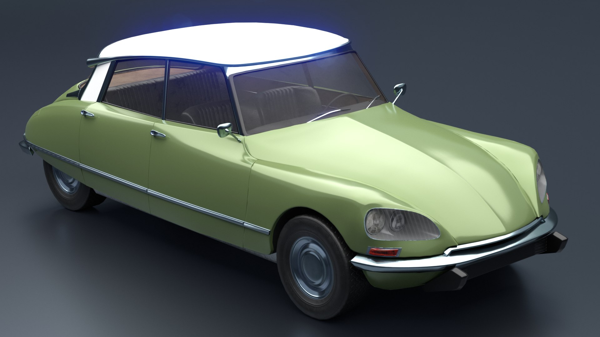Realistic Retro Car 3D - TurboSquid 1460249