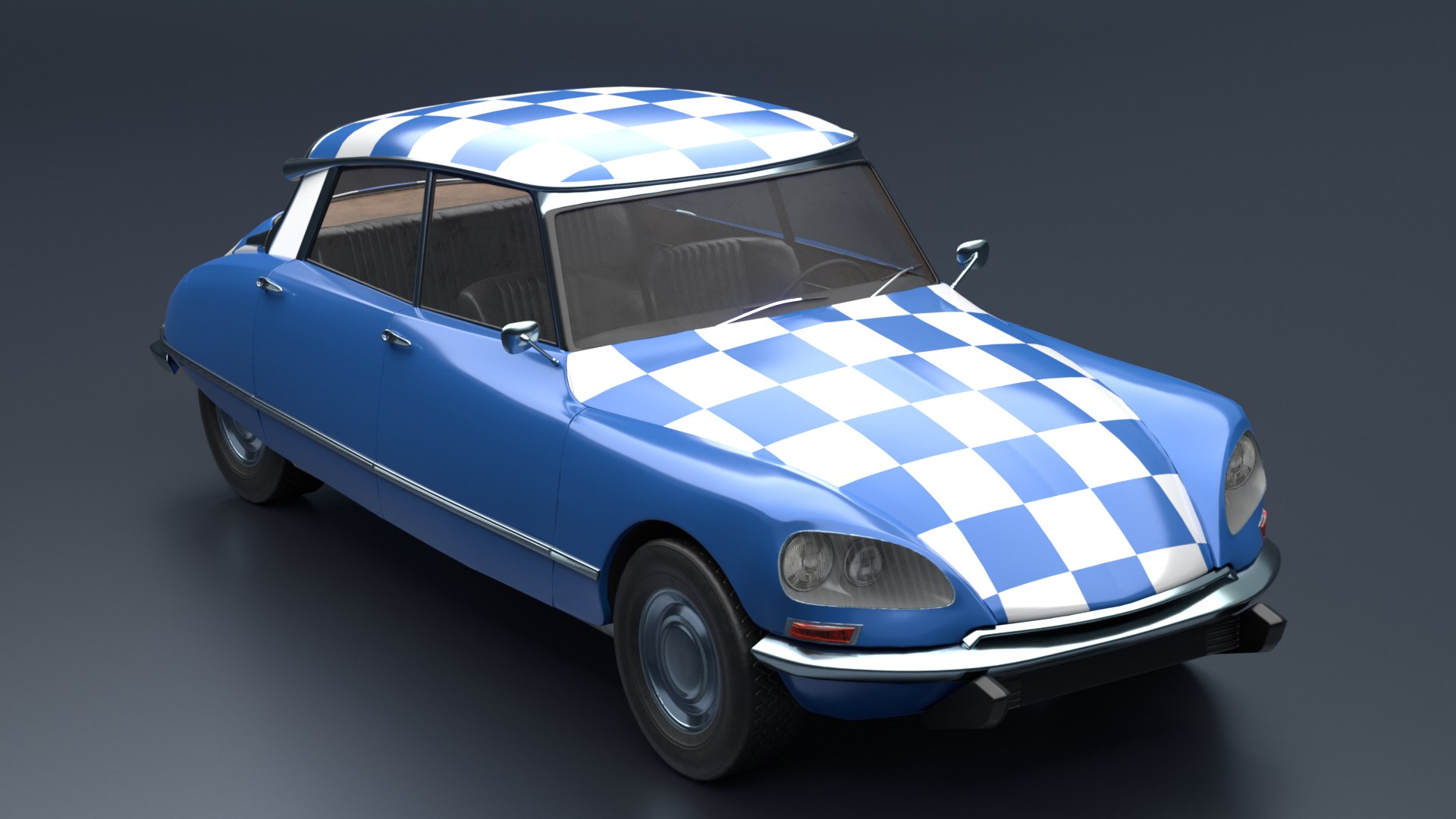 Realistic Retro Car 3D - TurboSquid 1460249