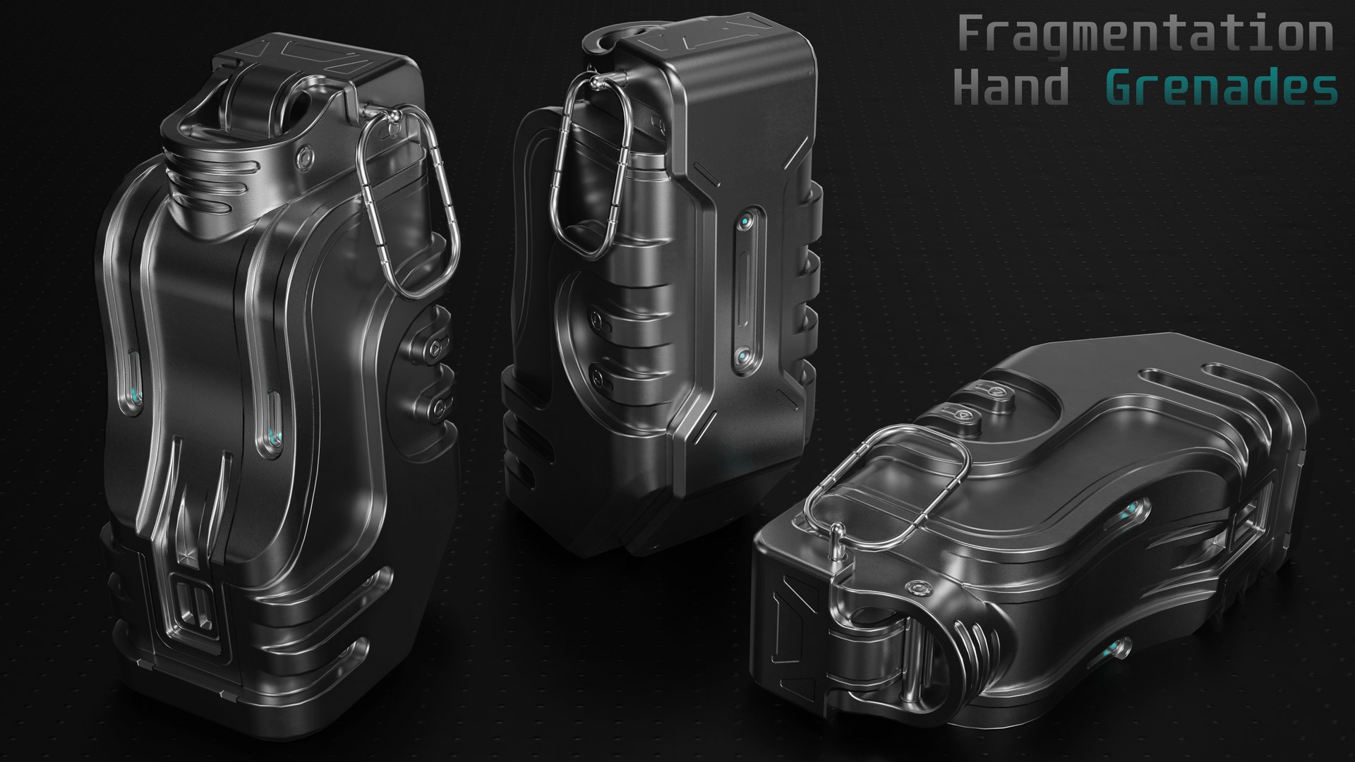 3D Sci-Fi Grenade - TurboSquid 2241804