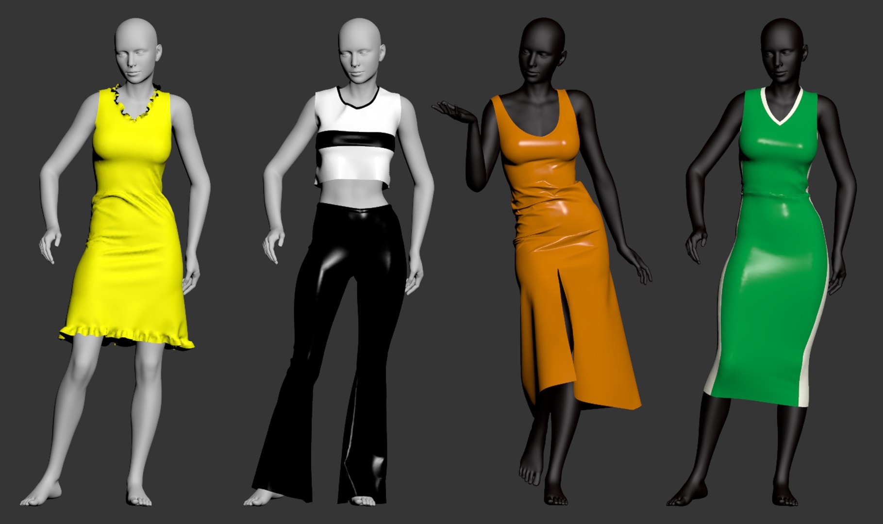 Mannequin Woman Cloth Model For Shop 3D Model - TurboSquid 1811178