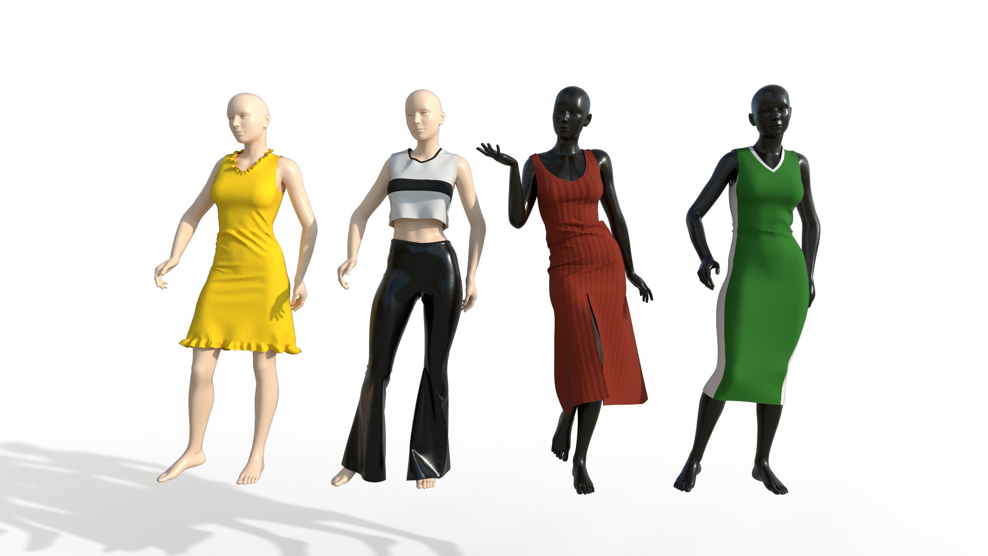 Mannequin Woman Cloth Model For Shop 3D Model - TurboSquid 1811178