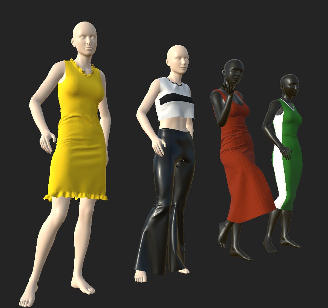 Mannequin Woman Cloth Model For Shop 3D Model - TurboSquid 1811178