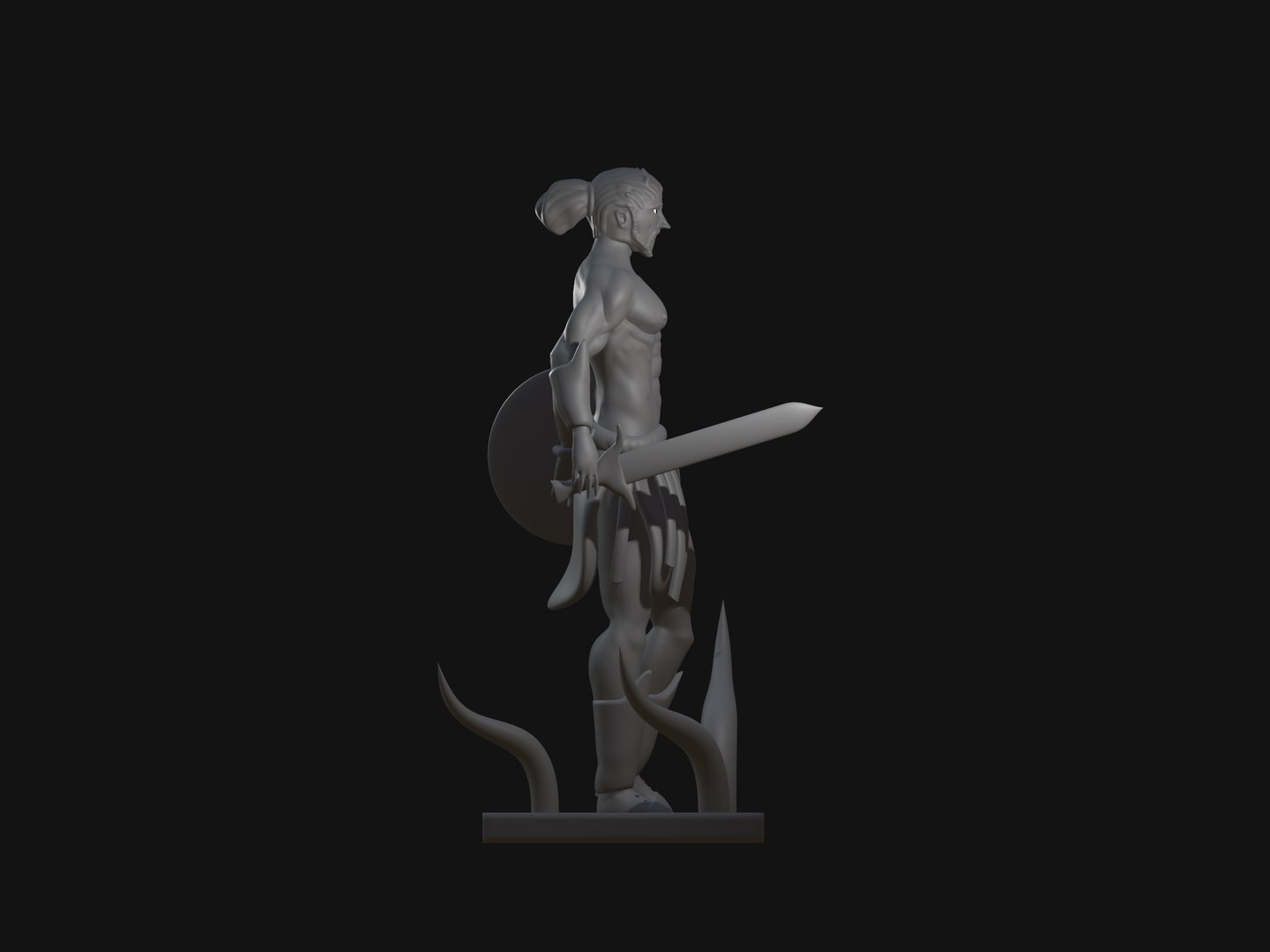Sparta Character Model 3D Model - TurboSquid 1992900