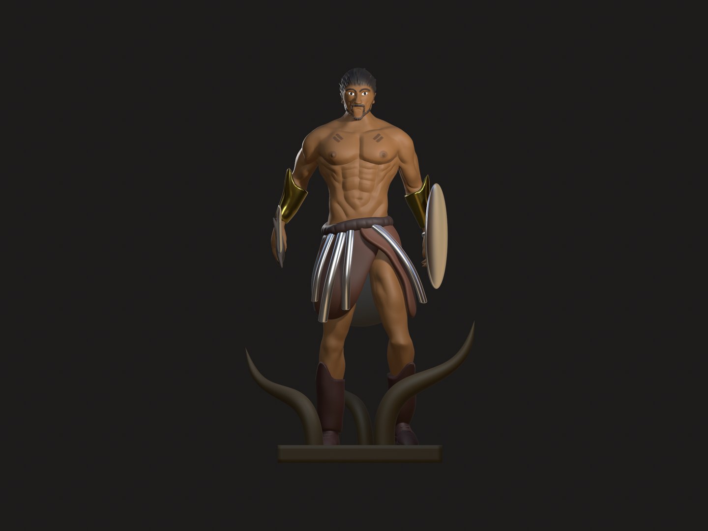 Sparta Character Model 3D Model - TurboSquid 1992900