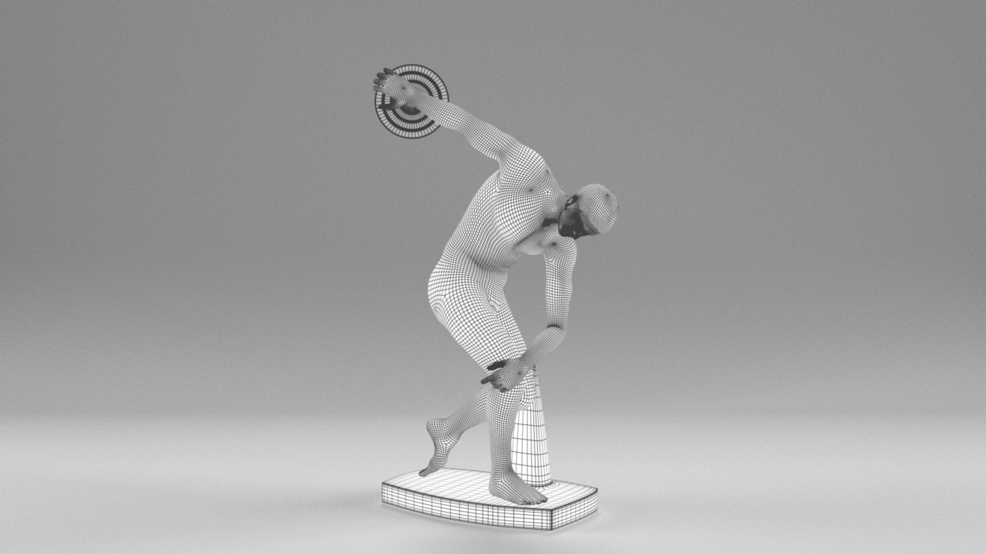 Discobolus Statue Model - TurboSquid 1549348