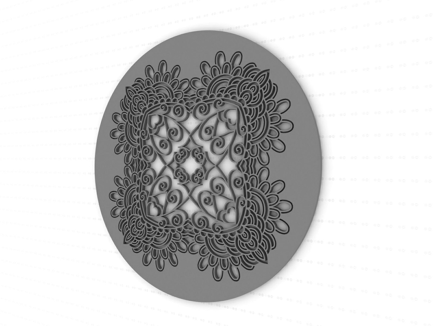 Mandala cnc model - TurboSquid 1454663