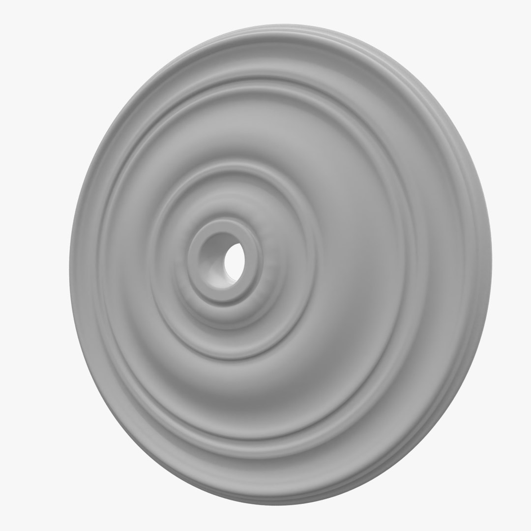Ceiling Sockets Gypsum Plaster DR79 3D Model - TurboSquid 2026257