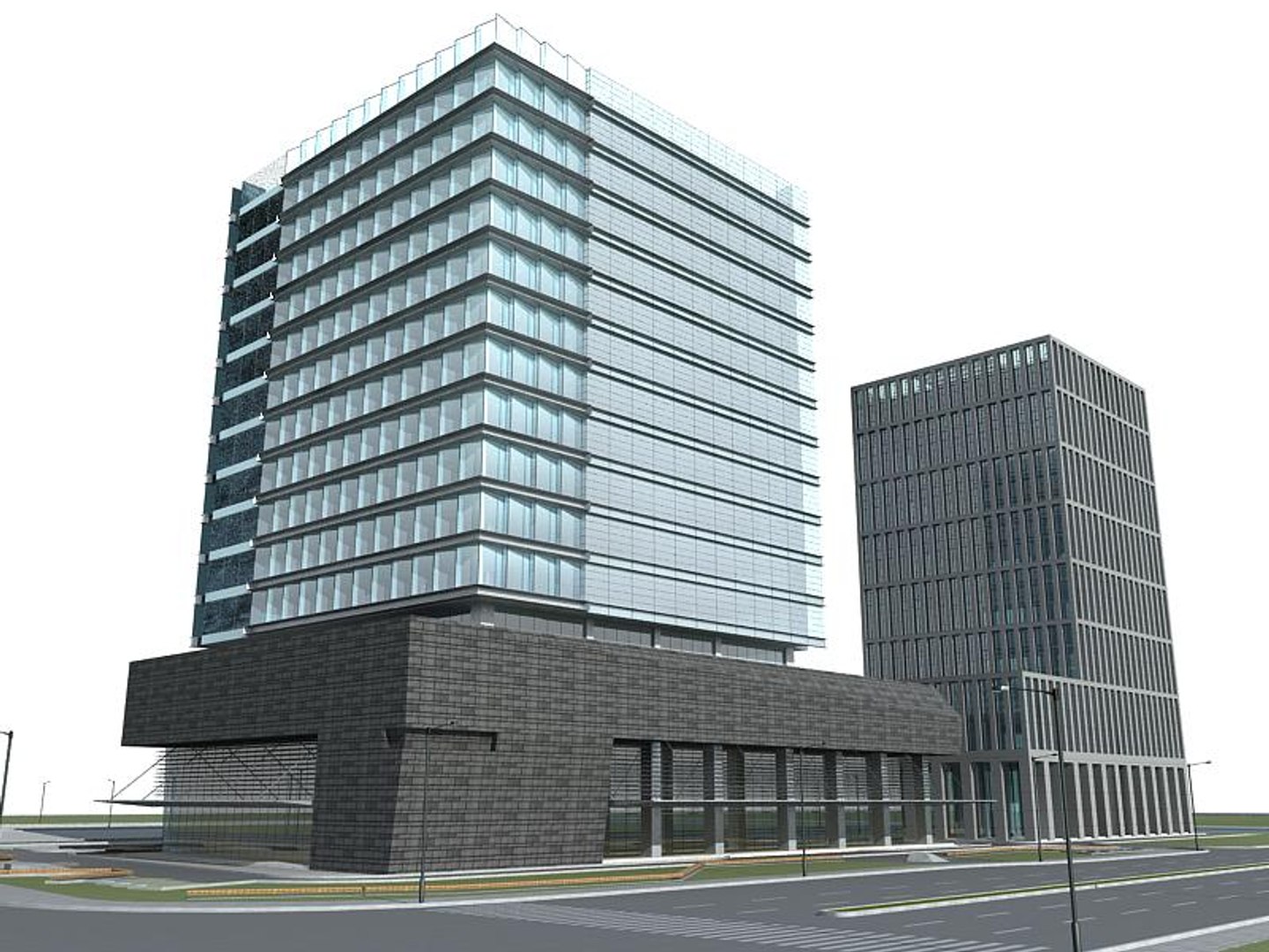 3D architectural building - TurboSquid 1364179