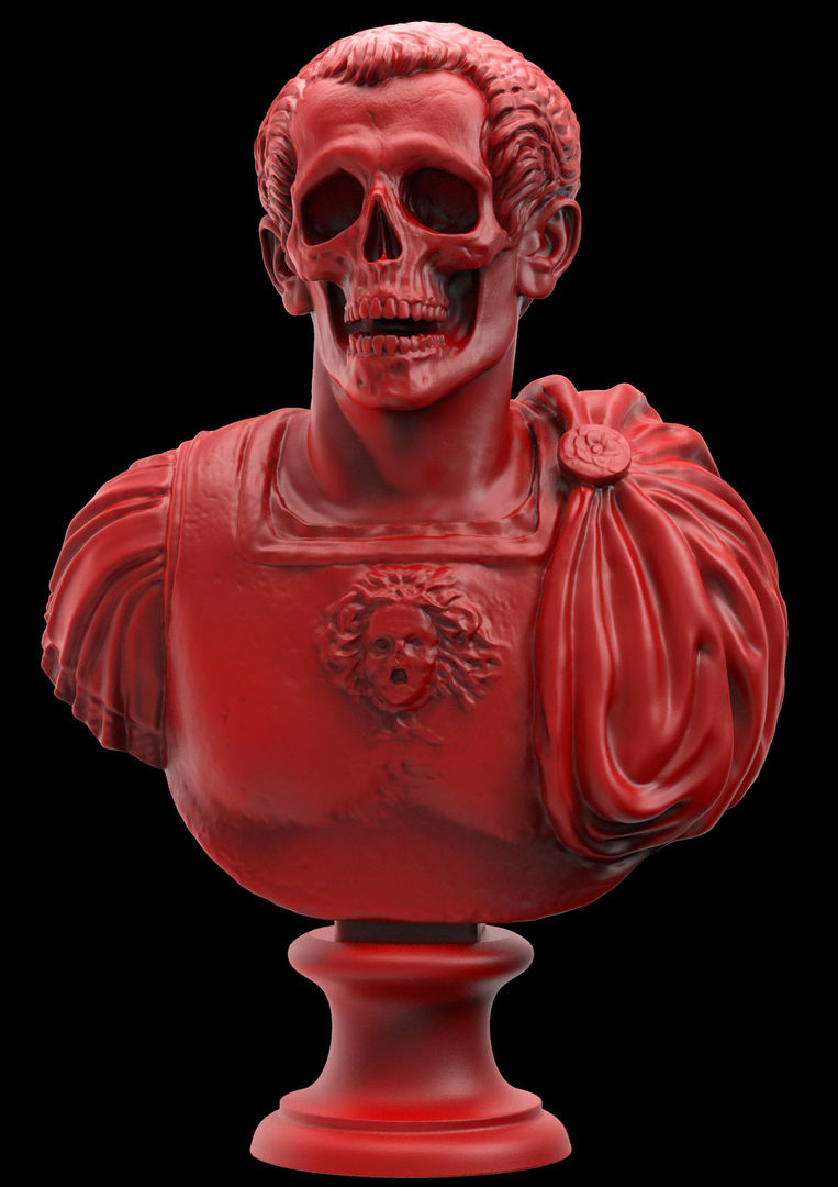 Caesar skull 3D model - TurboSquid 1411539