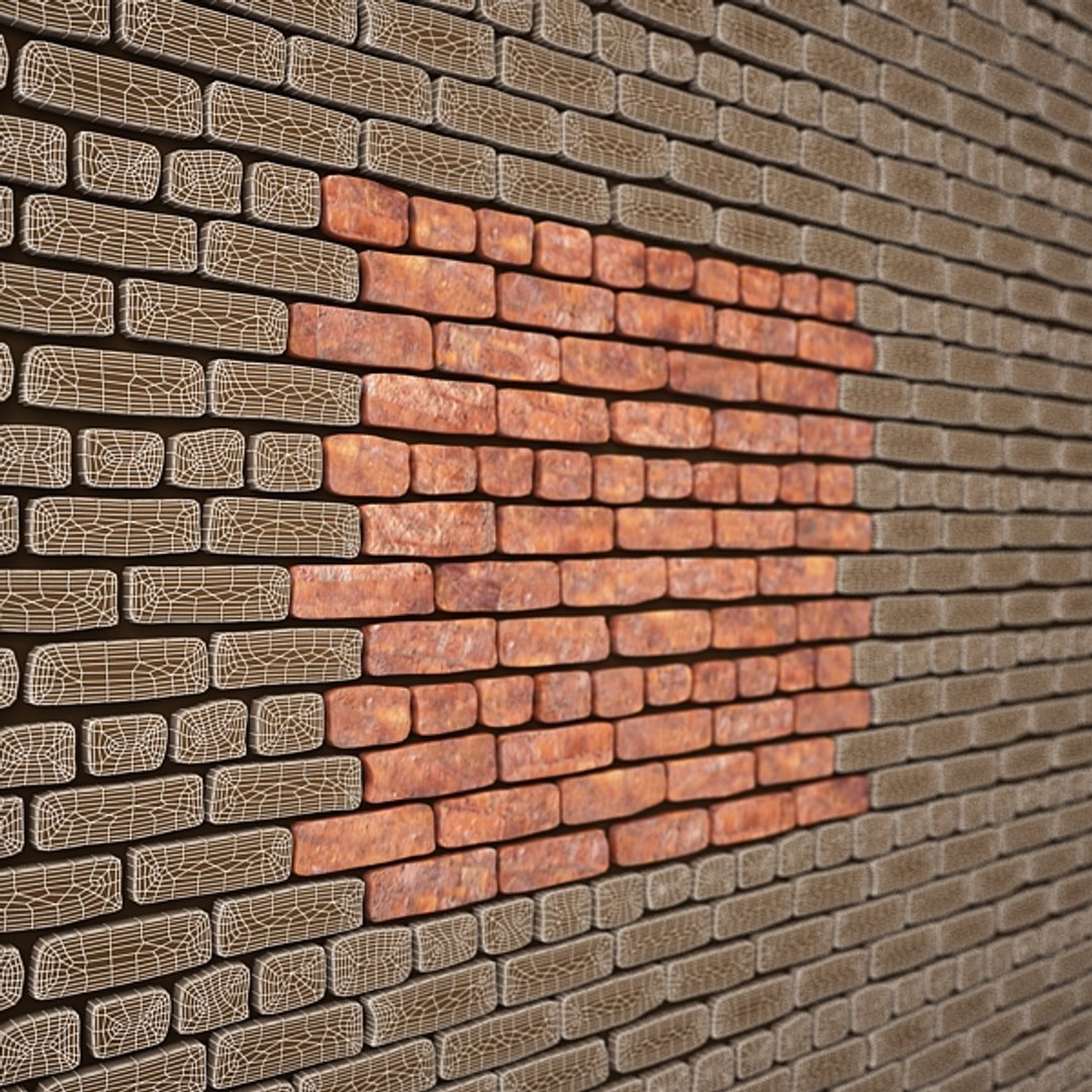 3D Bricks Tiled Model - TurboSquid 1151011
