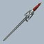3d model harpoon