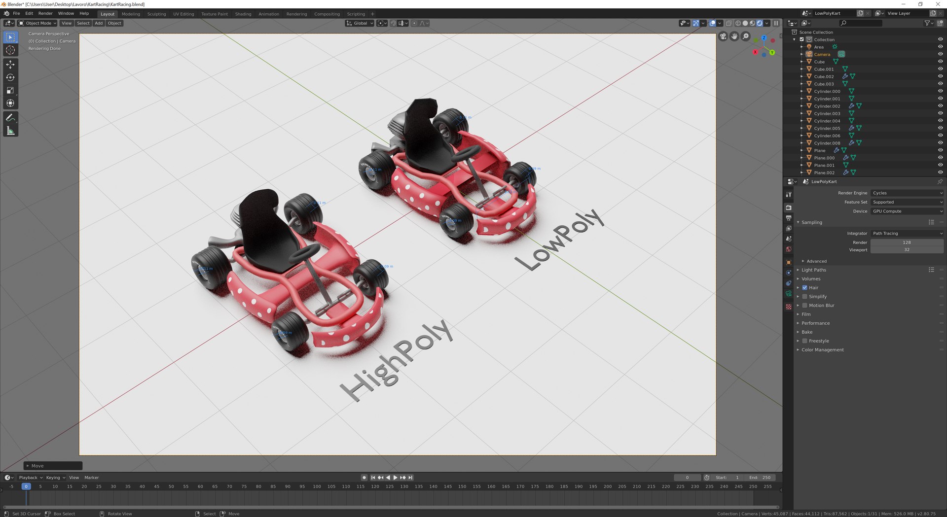 Go Kart Racing 3D model - TurboSquid 1730441