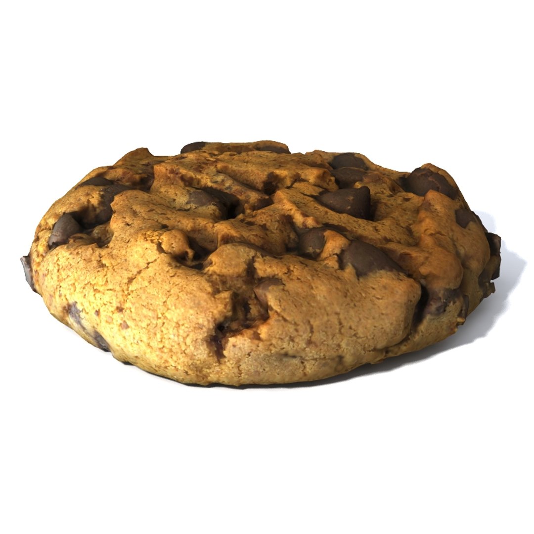 Choclate cookie model - TurboSquid 1189810
