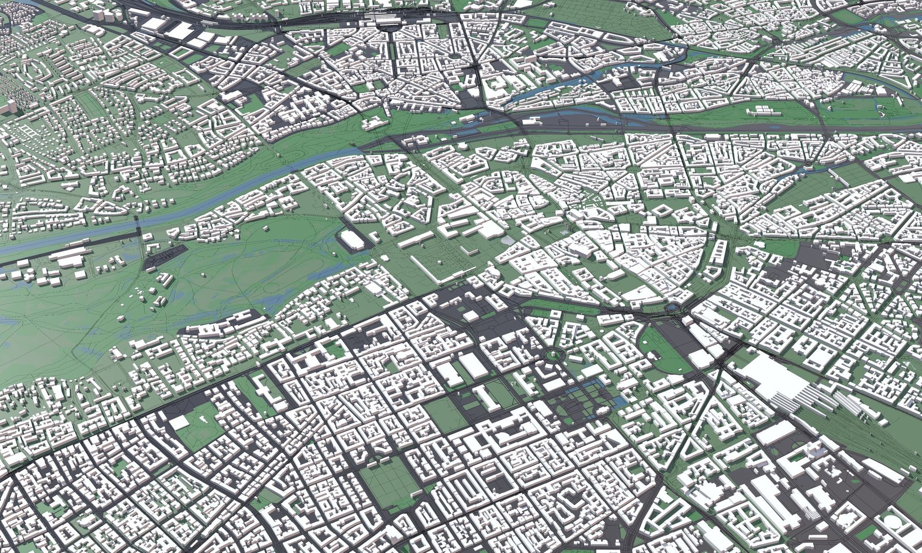 Munich Germany - Mass Buildings 3D Model - TurboSquid 2083365