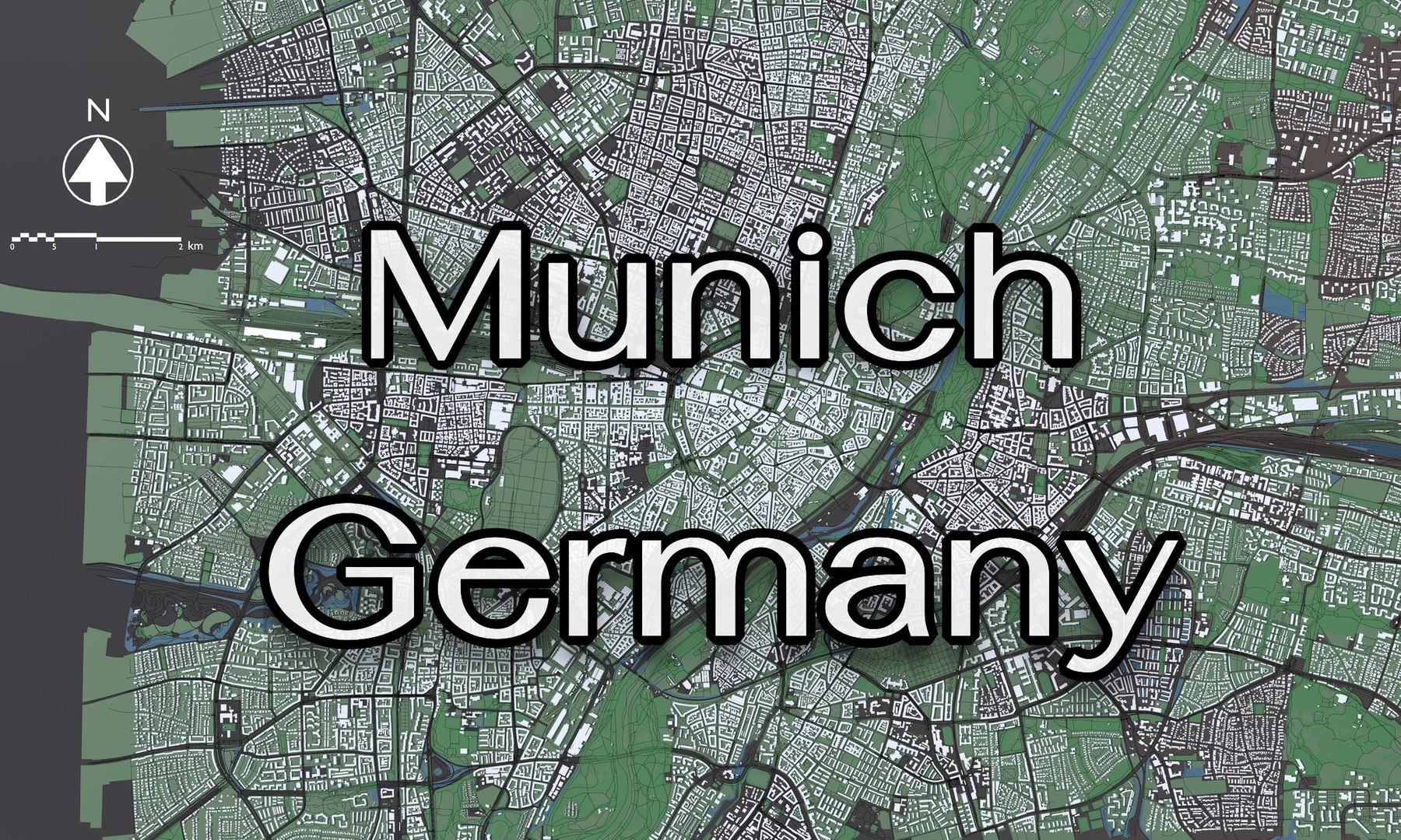 Munich Germany - Mass Buildings 3D Model - TurboSquid 2083365