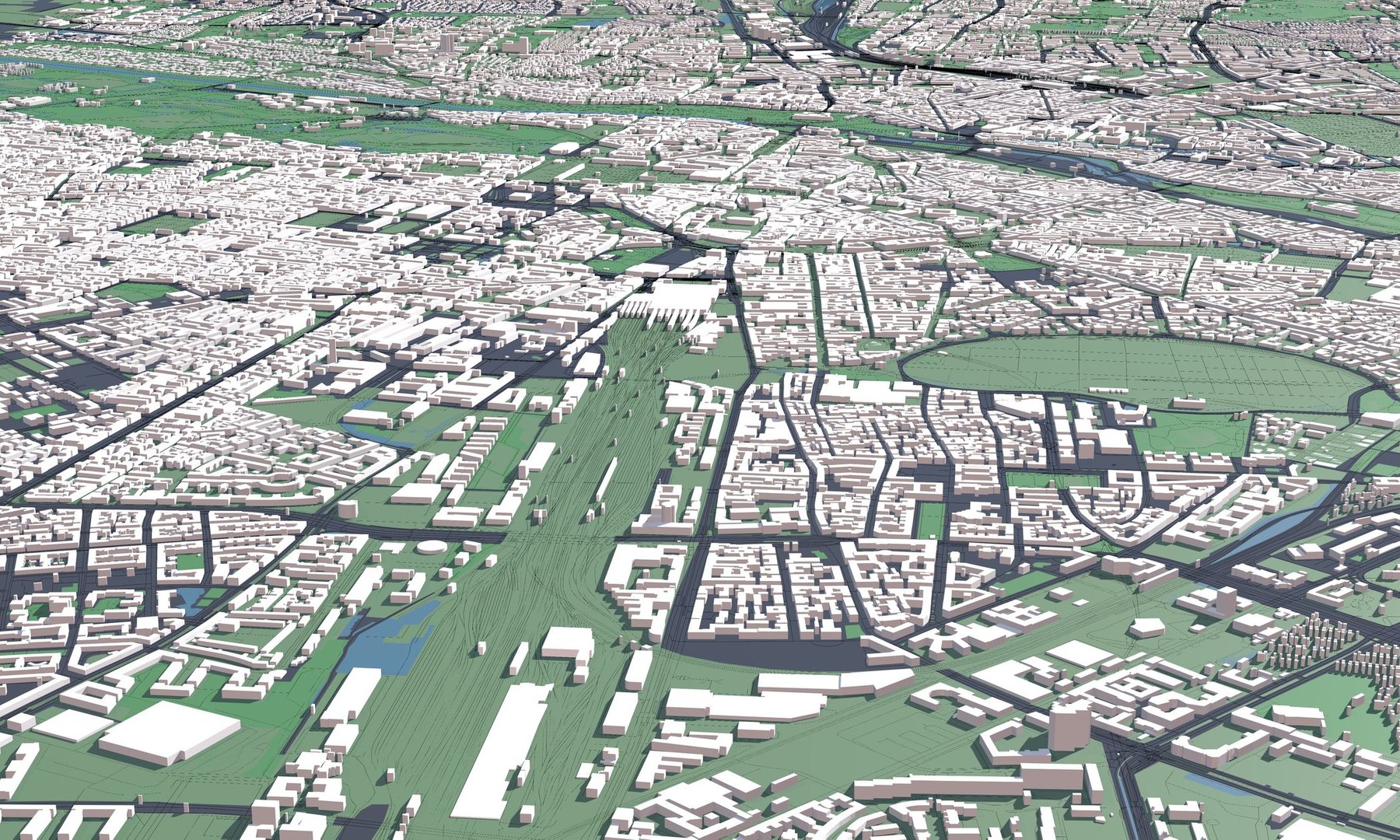 Munich Germany - Mass Buildings 3D Model - TurboSquid 2083365