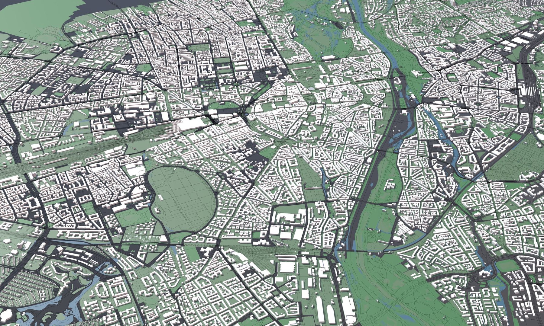 Munich Germany - Mass Buildings 3D Model - TurboSquid 2083365