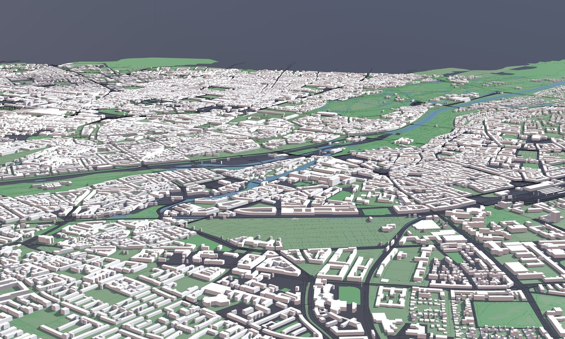 Munich Germany - Mass Buildings 3D Model - TurboSquid 2083365