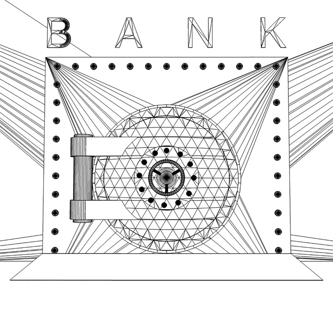 3D bank safe model - TurboSquid 1390855