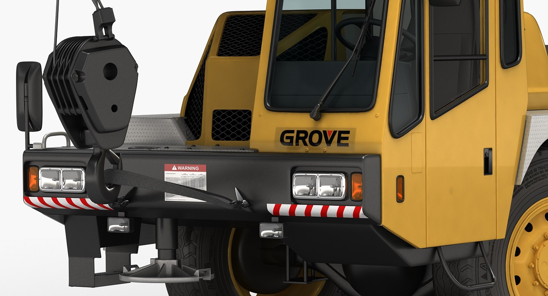 2002 Grove Ats 540 3d Model