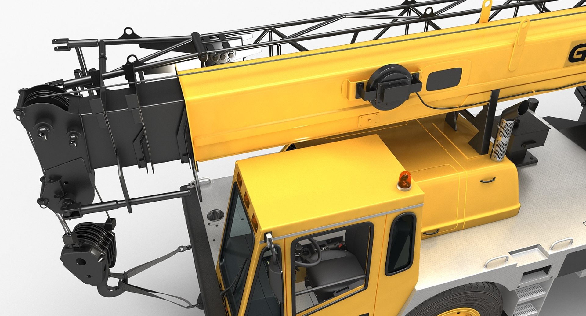 2002 Grove Ats 540 3d Model