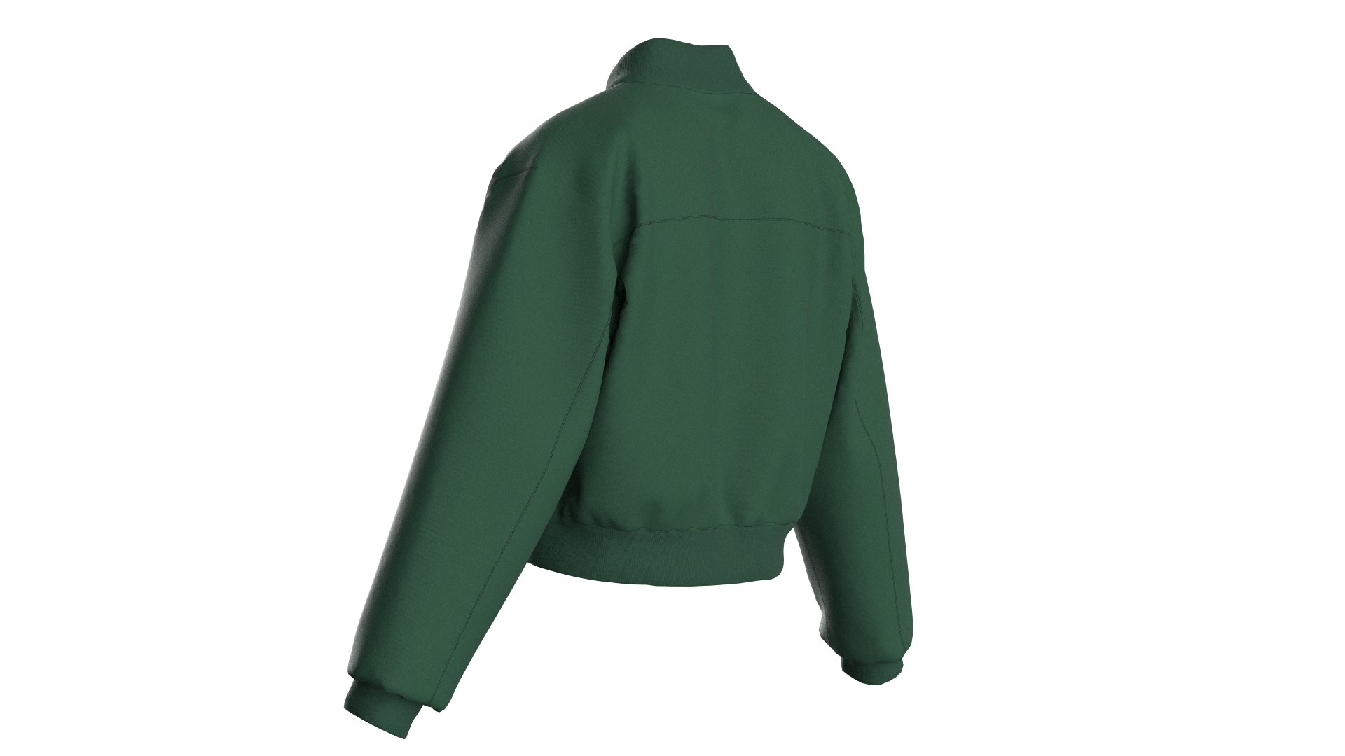 Male Bomber Jacket 3D Model - TurboSquid 2210735