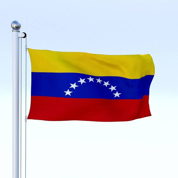 Bandeira animada da Venezuela Modelo 3D - TurboSquid 1091305