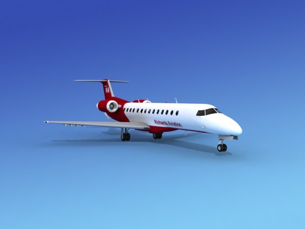 3d model embraer erj