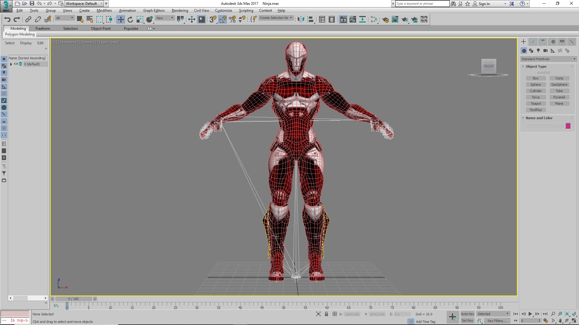 3D Cyber Ninja Wolf Model - TurboSquid 1398096