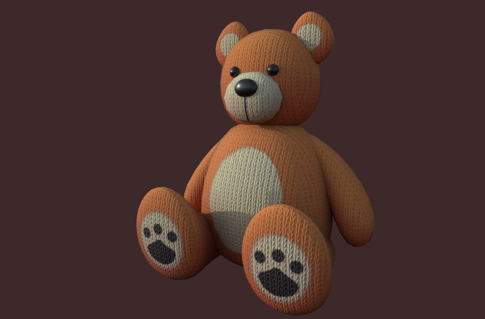 3D Model Bear Soft Toy - TurboSquid 1626649