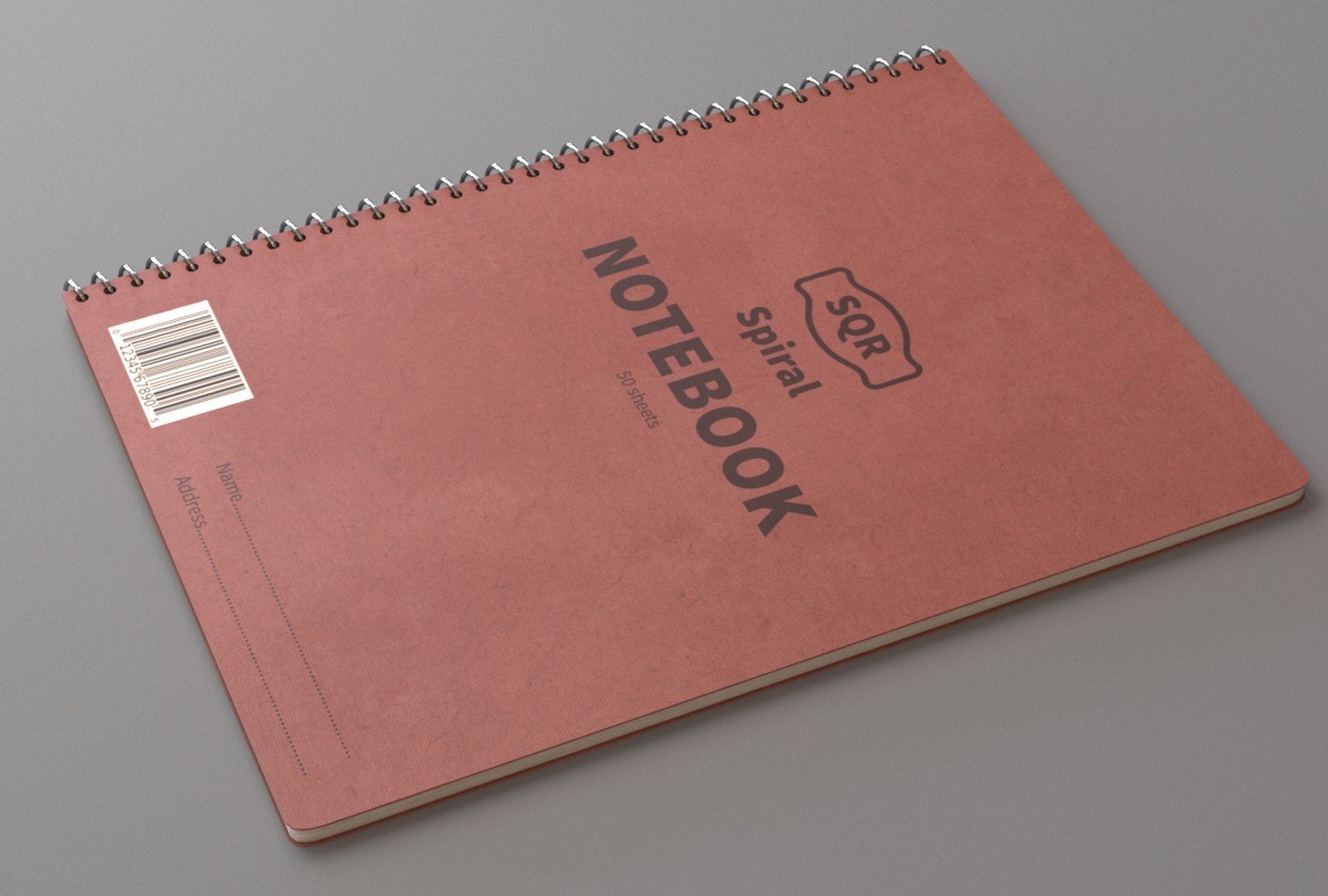 3d Spiral Notebook