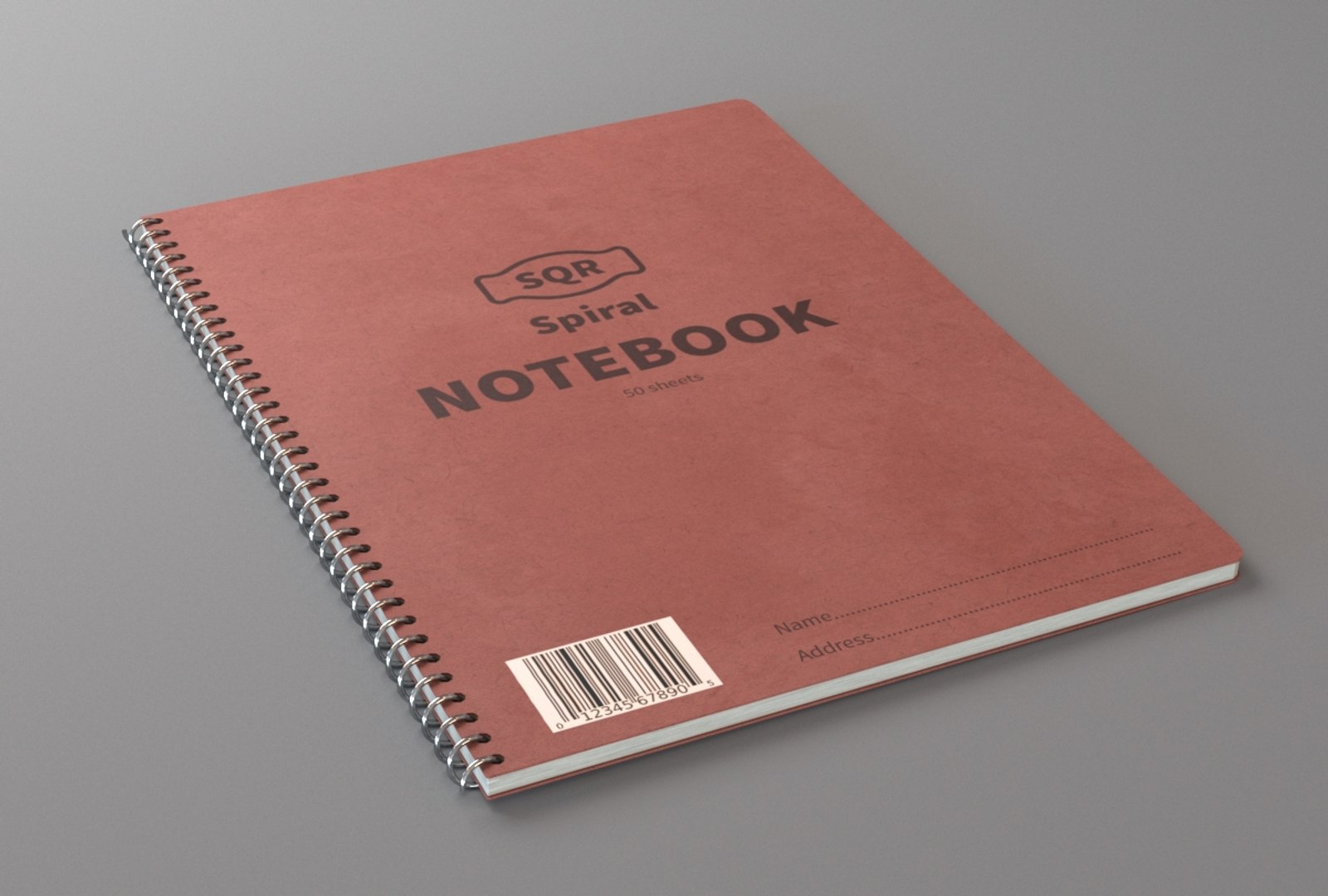 3d Spiral Notebook