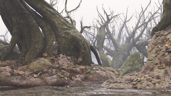 Fantasy Swamp Forest Trees 3D - TurboSquid 1963159