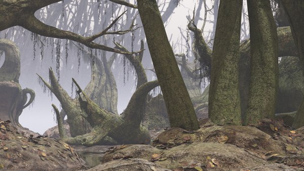Fantasy Swamp Forest Trees 3D - TurboSquid 1963159