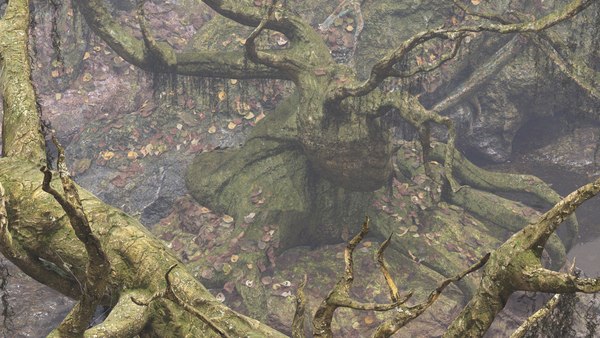 Fantasy Swamp Forest Trees 3D - TurboSquid 1963159