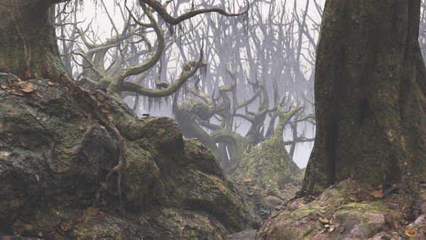 Fantasy Swamp Forest Trees 3D - TurboSquid 1963159