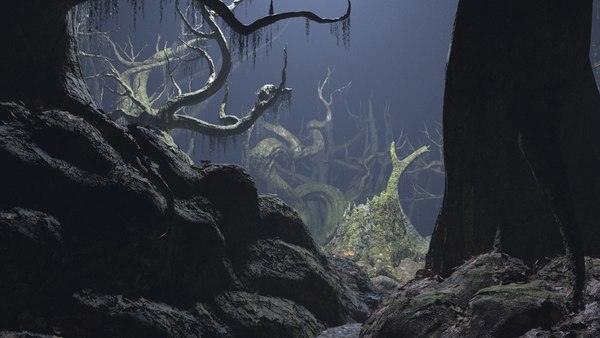 Fantasy Swamp Forest Trees 3D - TurboSquid 1963159