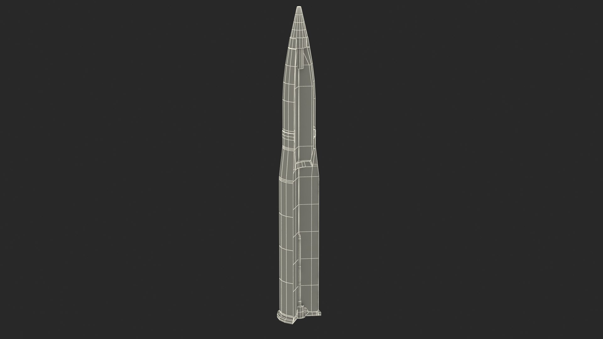 3D Fuzed Fragmentation Projectile In Section Model - TurboSquid 2224919